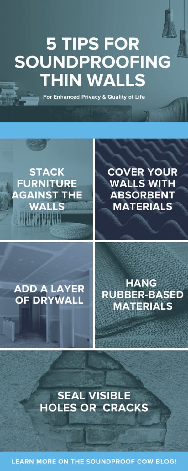 How to Soundproof Thin Walls | Soundproof Cow