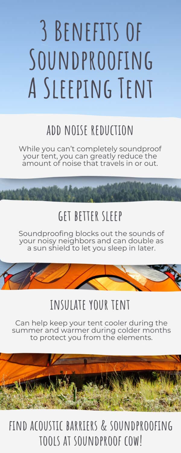 Ways to Soundproof a Sleeping Tent | Soundproof Cow