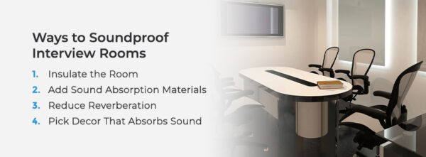 Soundproofing Interview Rooms | Soundproof Cow